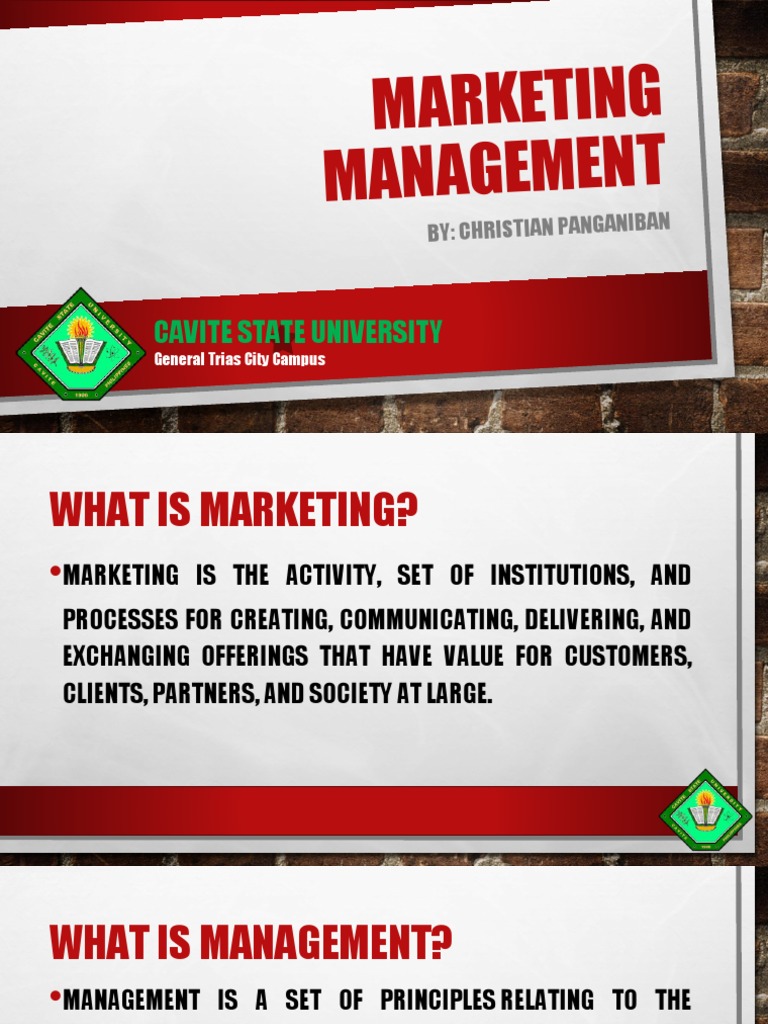 Marketing Management 1 | PDF | Marketing | Market Segmentation