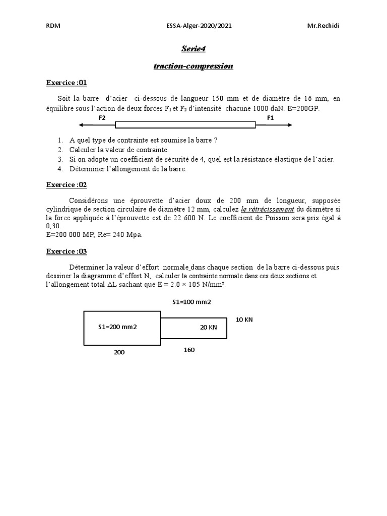 Serie Traction Compression | PDF