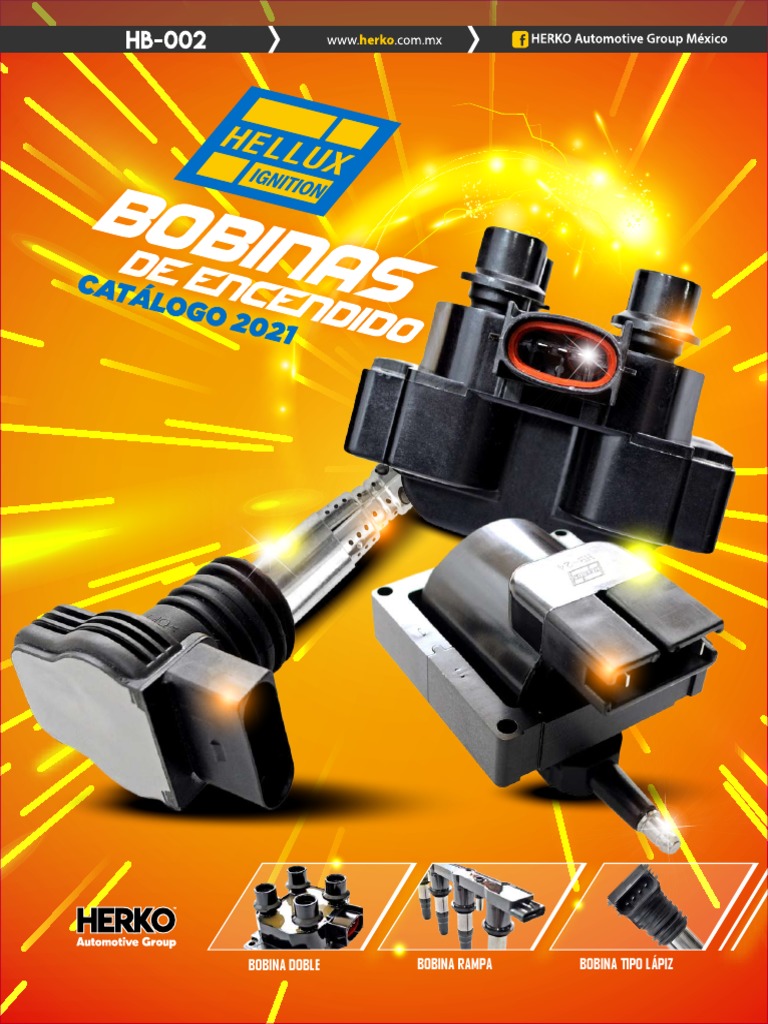 Catálogo Bobinas de Encendido Hellux | PDF | Fabricantes de vehículos ...