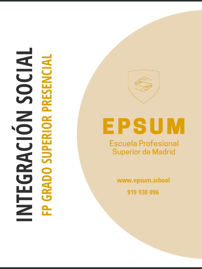 Integracion Social Presencial EPSUM 1 | PDF | Plan de estudios