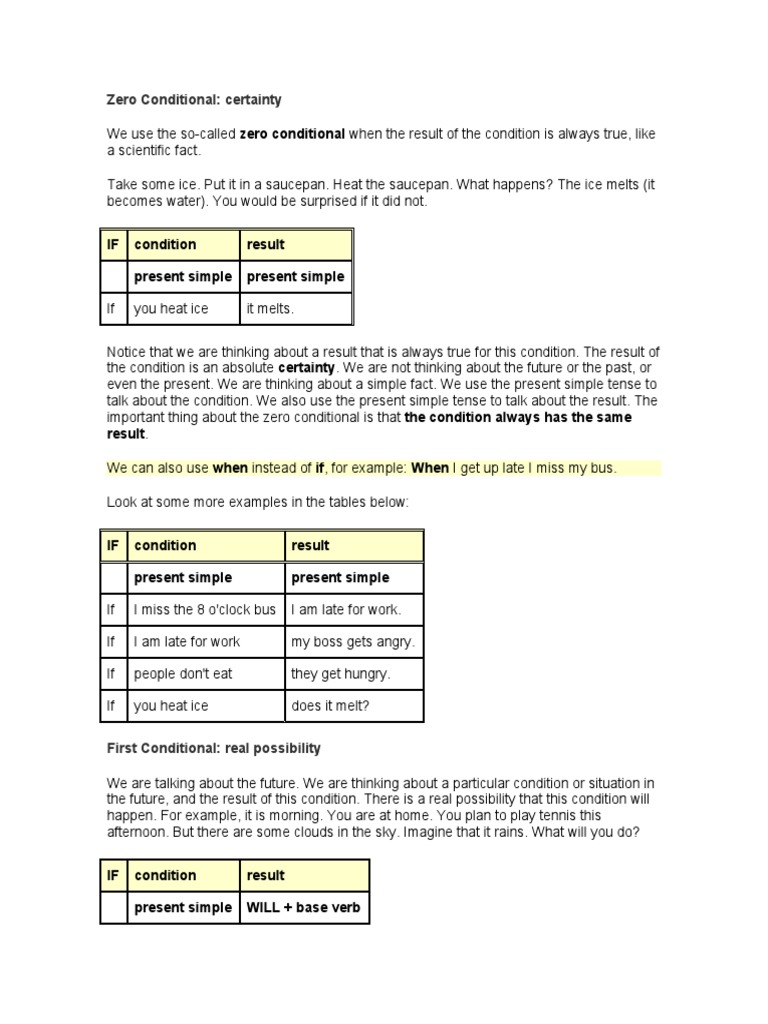 Conditional Class Pdf 