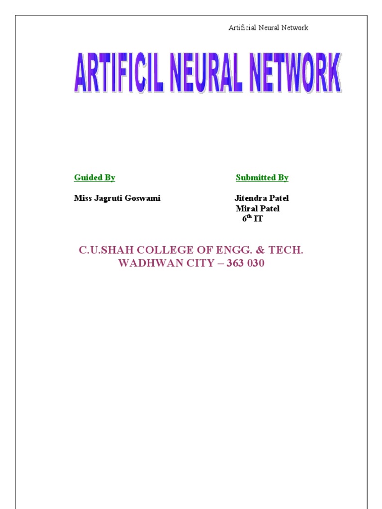 31-34 - Artificial Neural Network | PDF | Artificial Neural Network ...