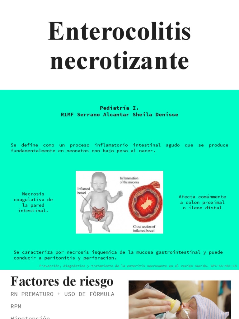Enterocolitis Necrotizante | PDF | Diarrea | Infantes