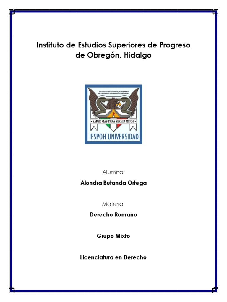 Instituto de Estudios Superiores de Progreso de Obregón | PDF