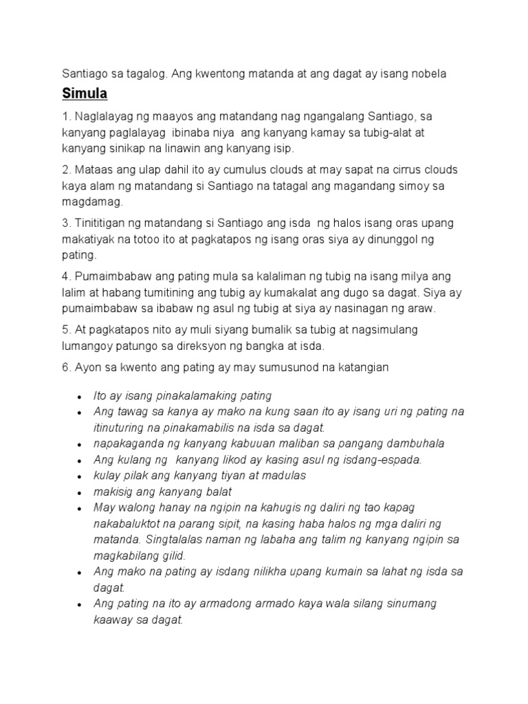 Santiago Sa Tagalog | PDF