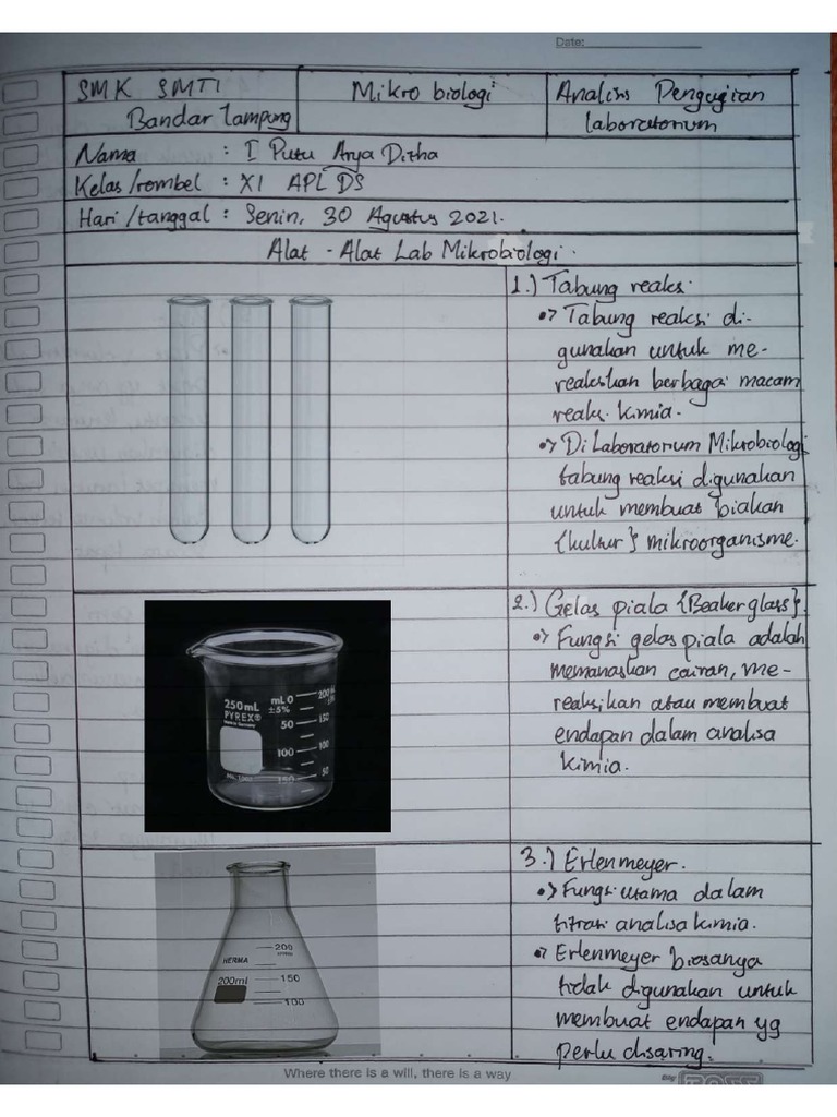 Alat Alat Lab Mikrobiologi | PDF