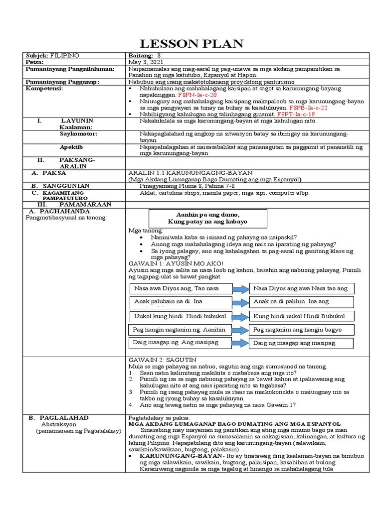 Lesson Plan Autosaved | PDF
