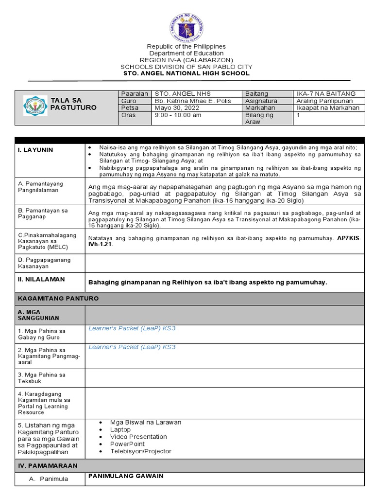 Le Ap7 Demo W6 Polis New | PDF