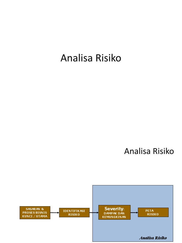 Analisa Risiko | PDF