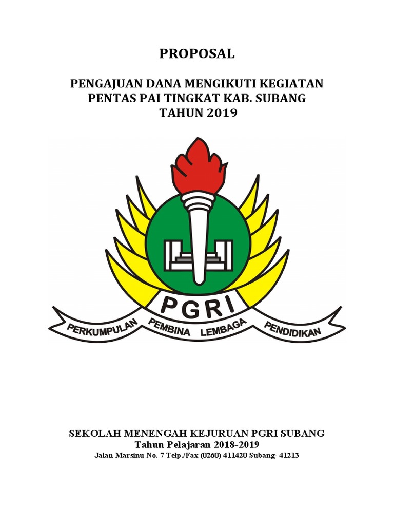 Proposal Pentas Pai 2019 | PDF