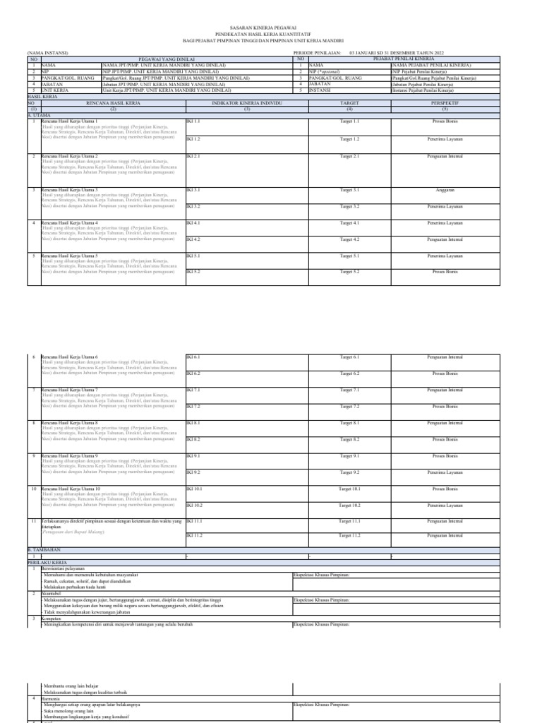 Form SKP 2022 Ja-Jf | PDF | Bisnis | Pengelolaan Keuangan & Uang