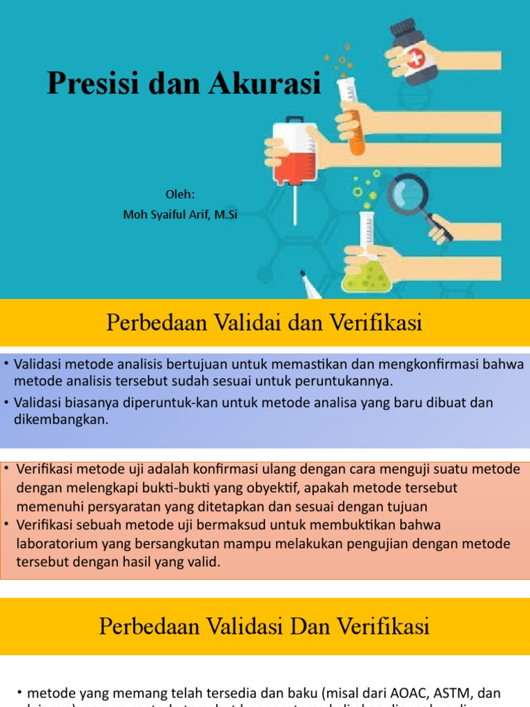 Presisi Dan Akurasi | PDF | Metode & Bahan Ajar