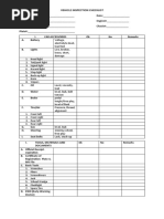 EV PDI PDS Sheet - v2 | PDF | Headlamp | Automotive Industry