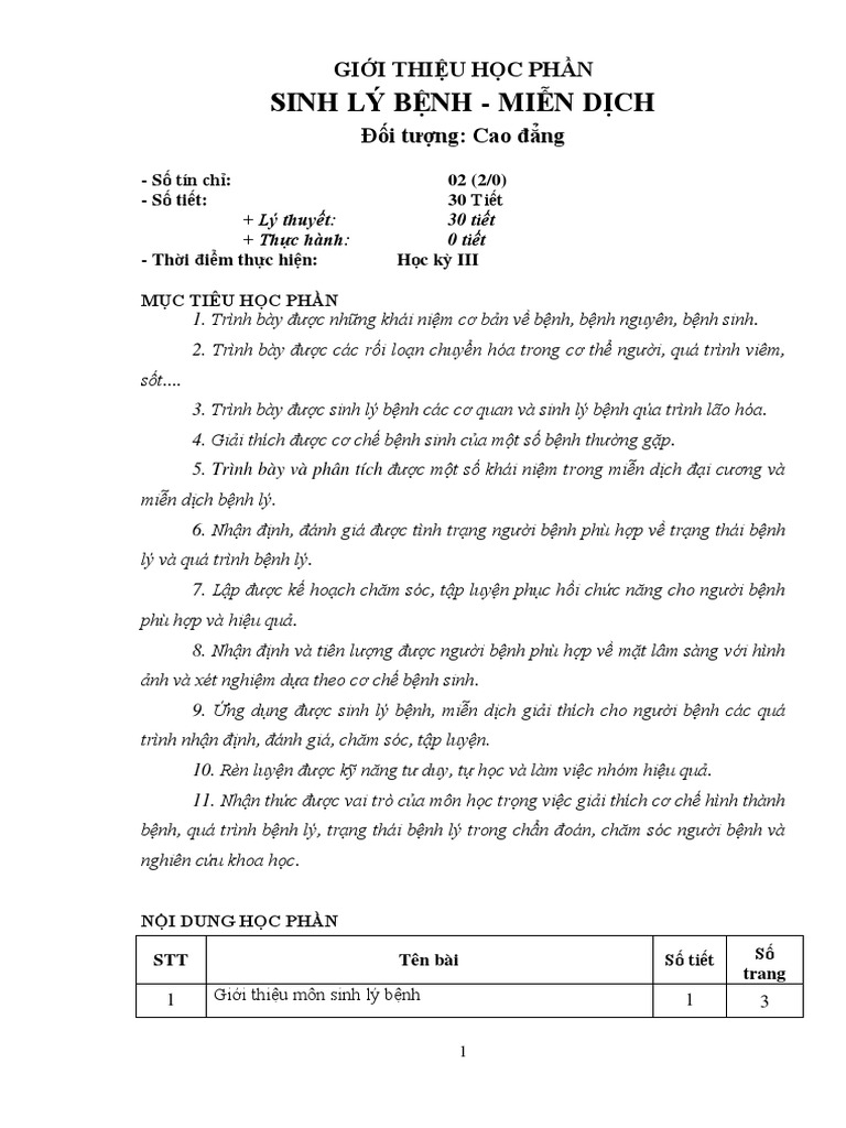 Ky 3. Sinh Ly Benh Mien Dich 131t | PDF