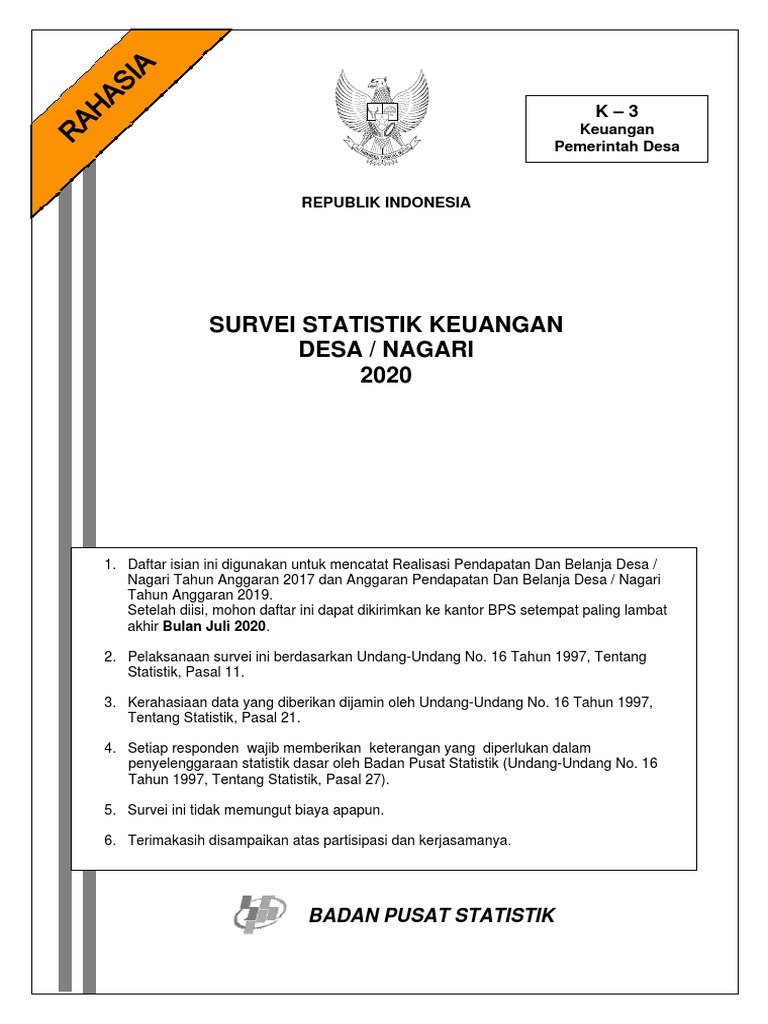 Kuesioner K3 2020 | PDF