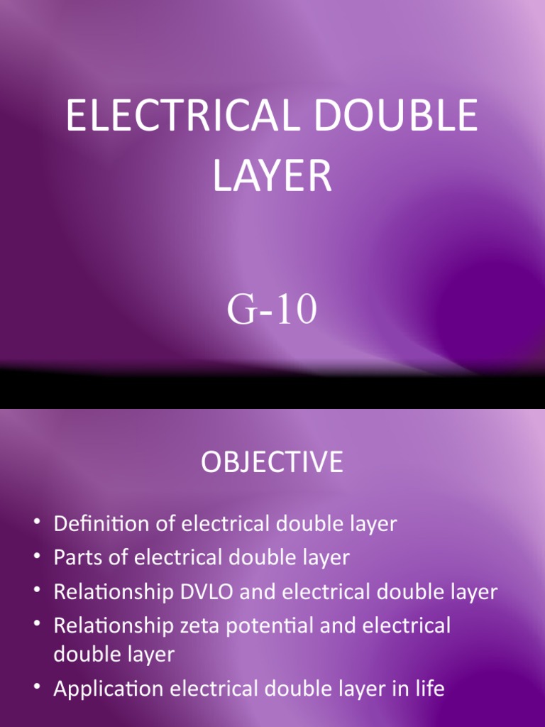 Understanding Electrical Double Layer | PDF | Physics | Physical Chemistry
