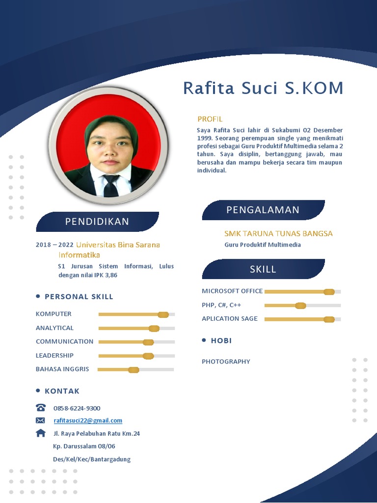 CV Rafita Suci | PDF