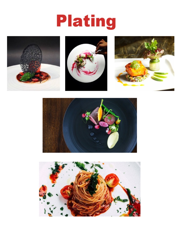 Food Plating and Garnishing | PDF