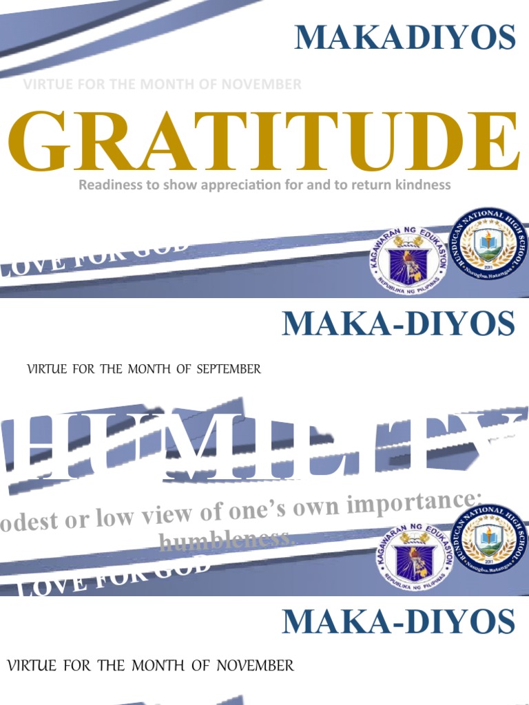 Virtues of The Month Banner | PDF | Value (Ethics) | Virtue