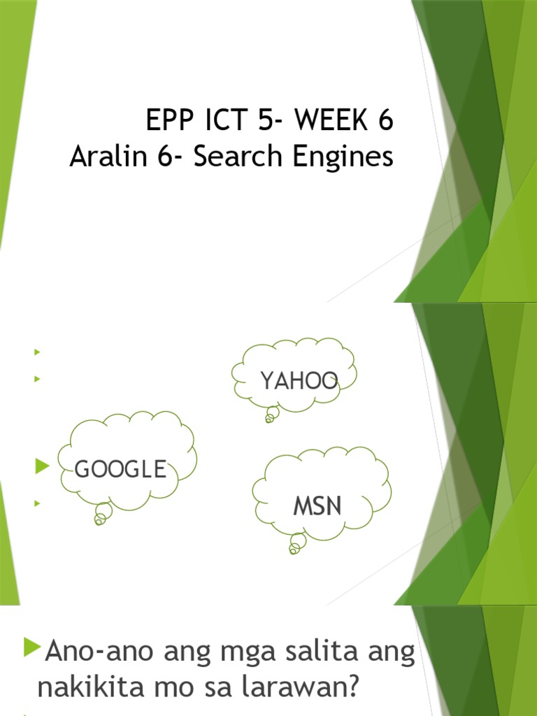 Epp Ict 5 - Week 6 | PDF