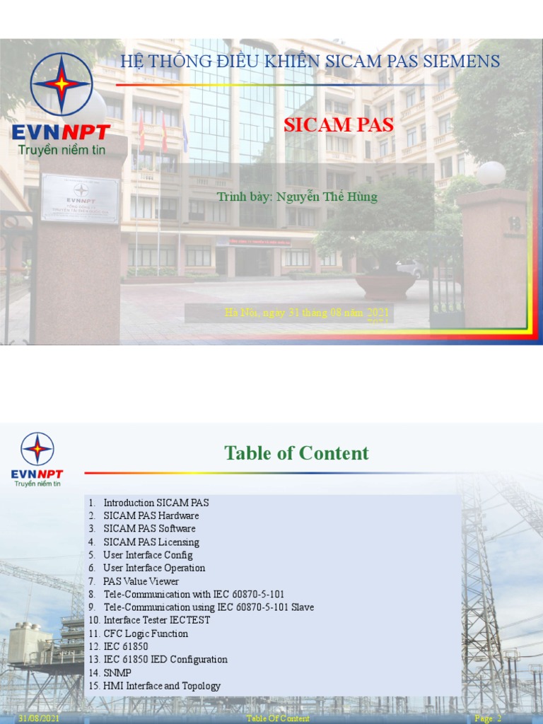 SICAM-PAS - TheHung 210824 | PDF | Optical Fiber | Ethernet