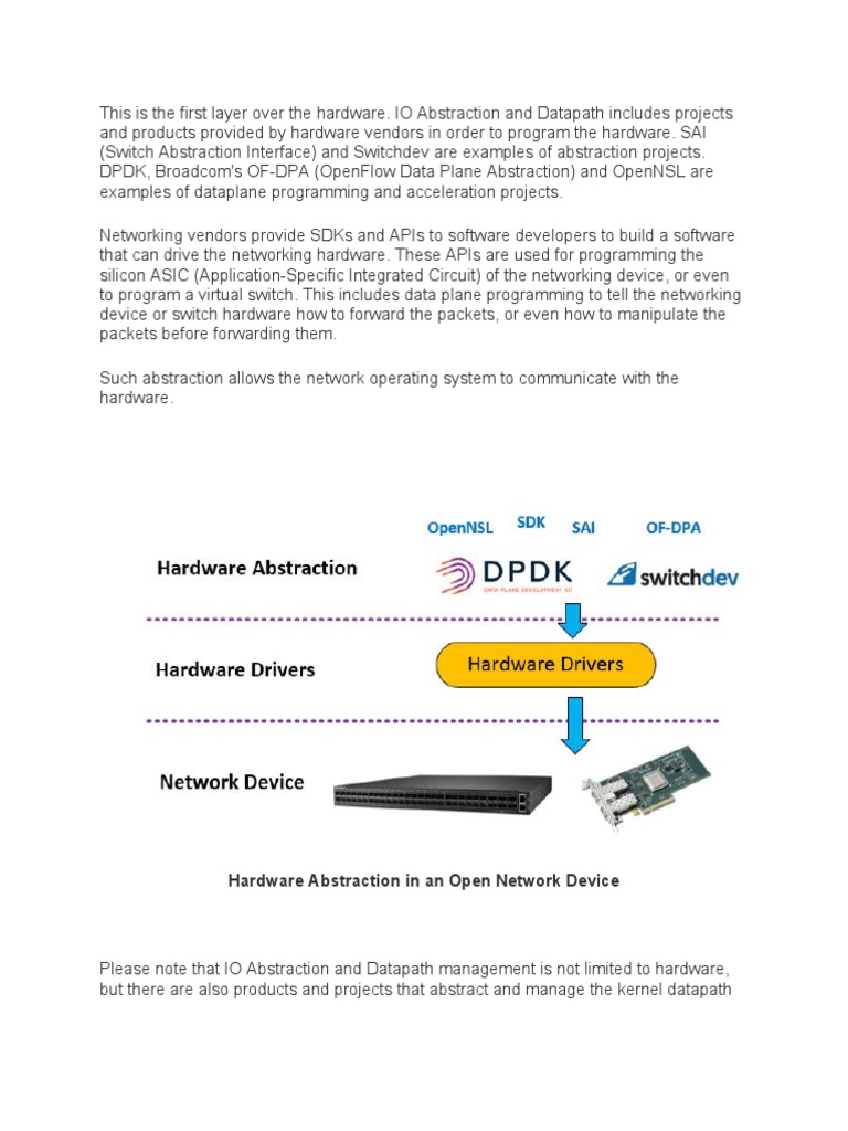 Datapath Software and Hardware Abstraction | PDF