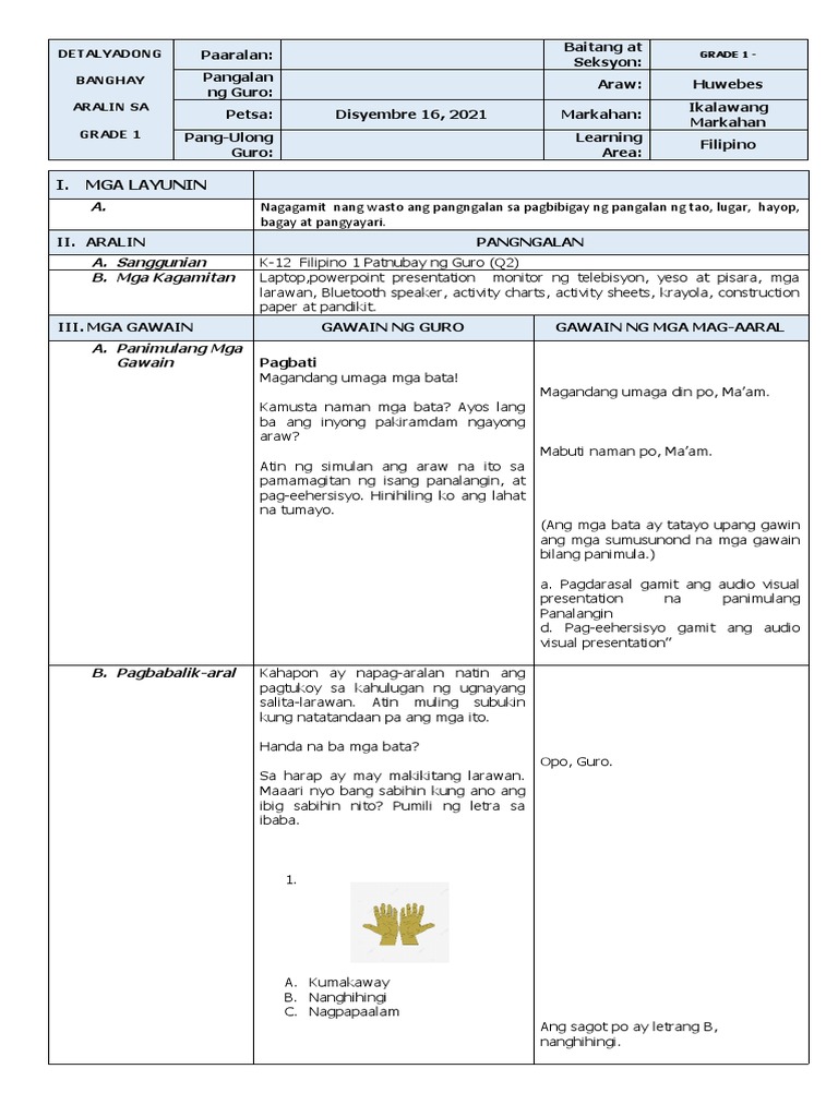 Pangngalan DLP | PDF