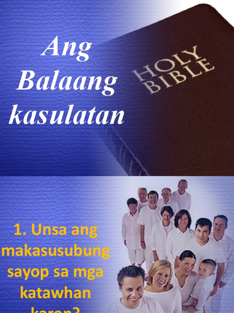 1st Ang Balaang Kasulatan | PDF
