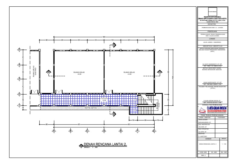 Denah Rencana Lantai 2.: Kegiatan | PDF