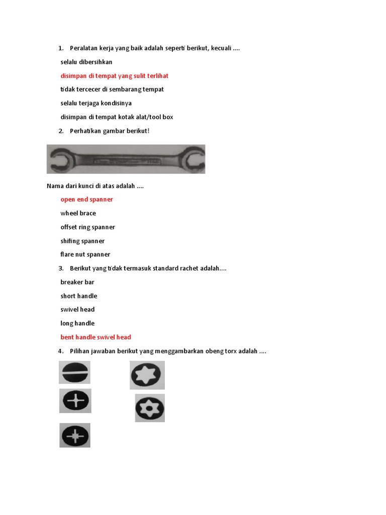 Soal Pdo Kelas X TBSM | PDF | Teknologi & Rekayasa | Sejarah