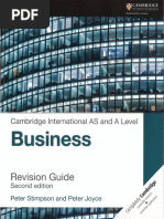 Cambridge IGCSE and O Level Business Studies Second Edition Revision ...