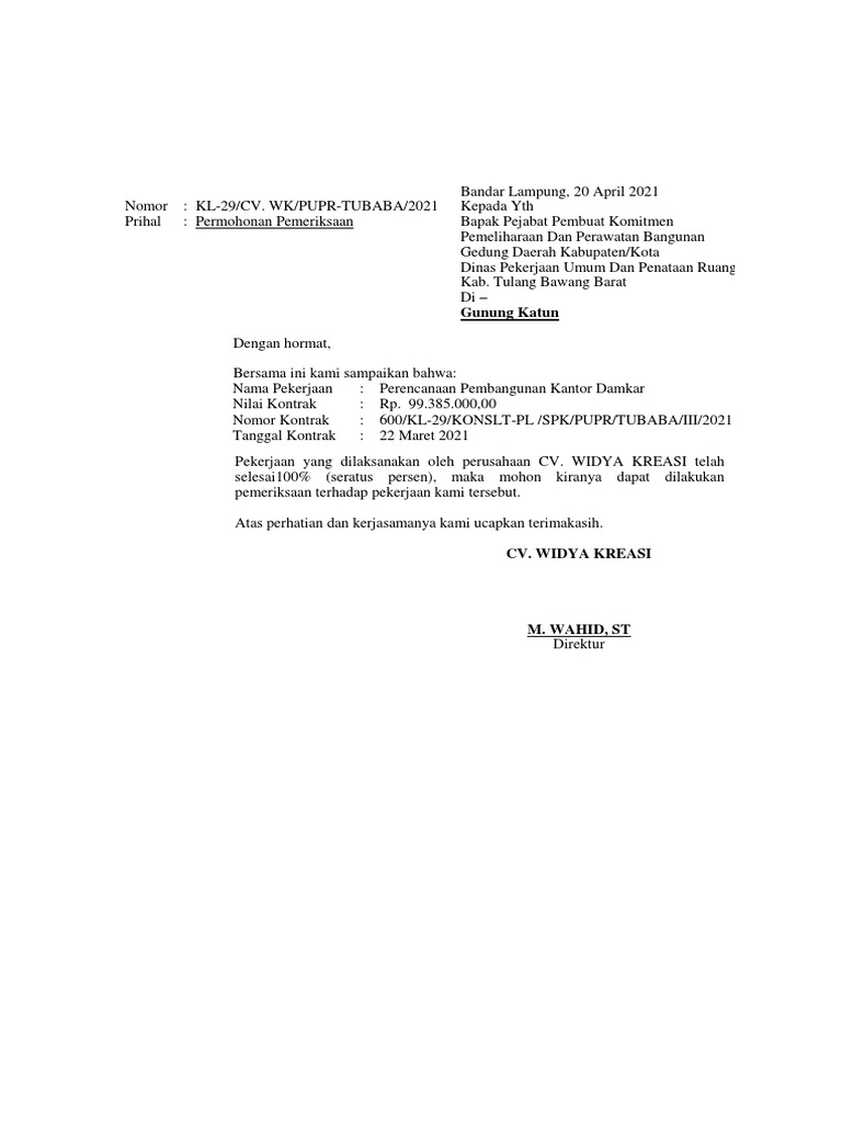 Perencanaan 2021 KL-29 Ok Dpupr | PDF