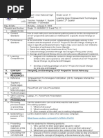 Grade 8 English 3rd Quarter Lesson Plan | PDF | Propaganda | Lesson Plan