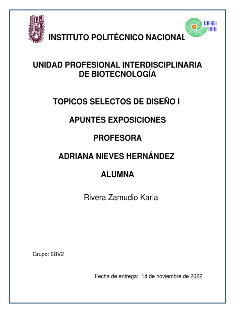 Apuntes Presentaciones Rivera Zamudio Karla | PDF | Agua | Residuos