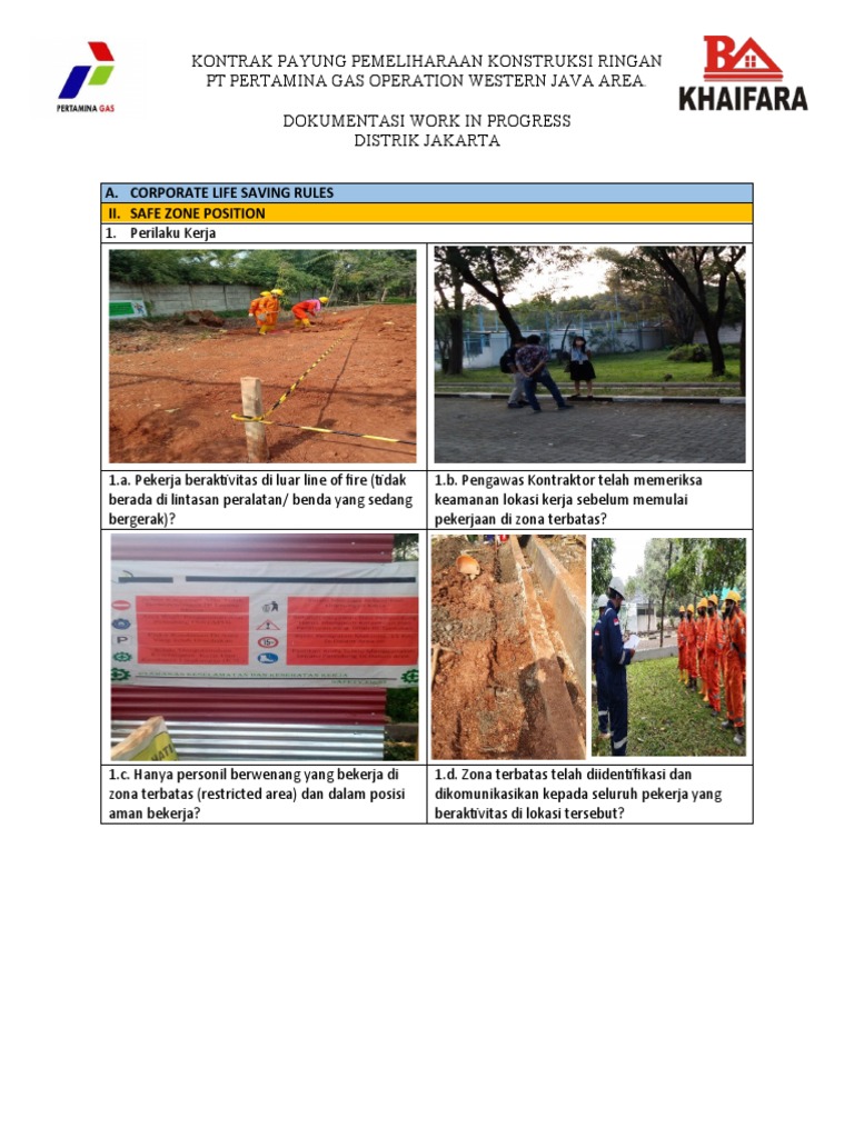 Ii. Safe Zone Position | PDF | Teknologi & Rekayasa