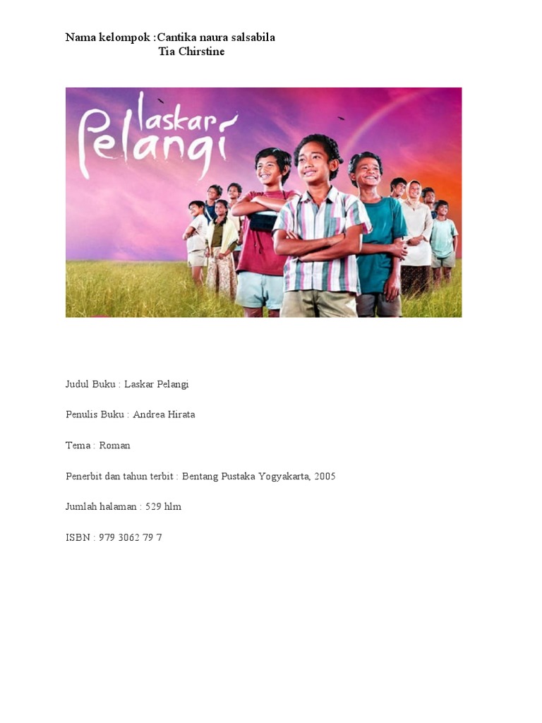 Analisis Lagu Laskar Pelangi | PDF