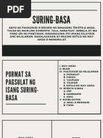 Mga Bahagi NG Suring Basa | PDF