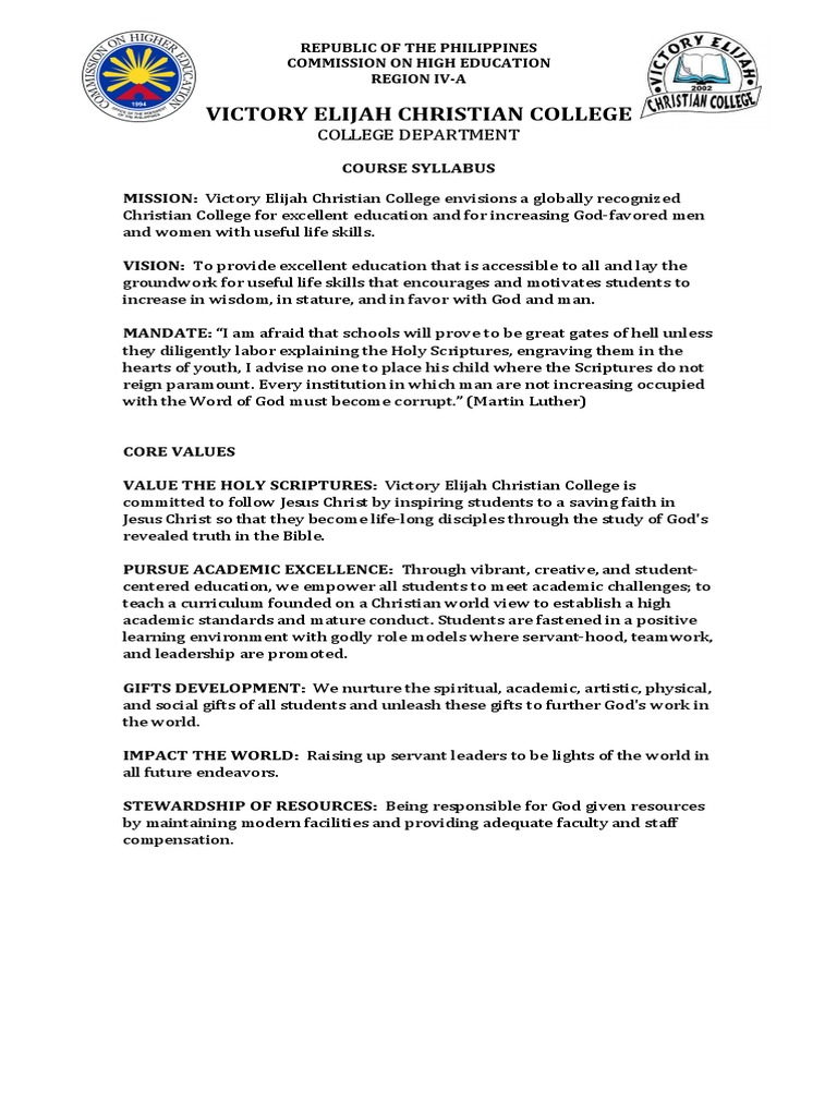 BS ENTREPRENEURSHIP Opportunity Seeking Syllabus | PDF ...