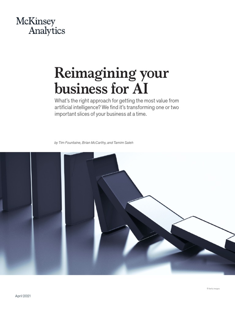 Reimagining Your Business For Ai | PDF | Artificial Intelligence | Intelligence (AI) & Semantics