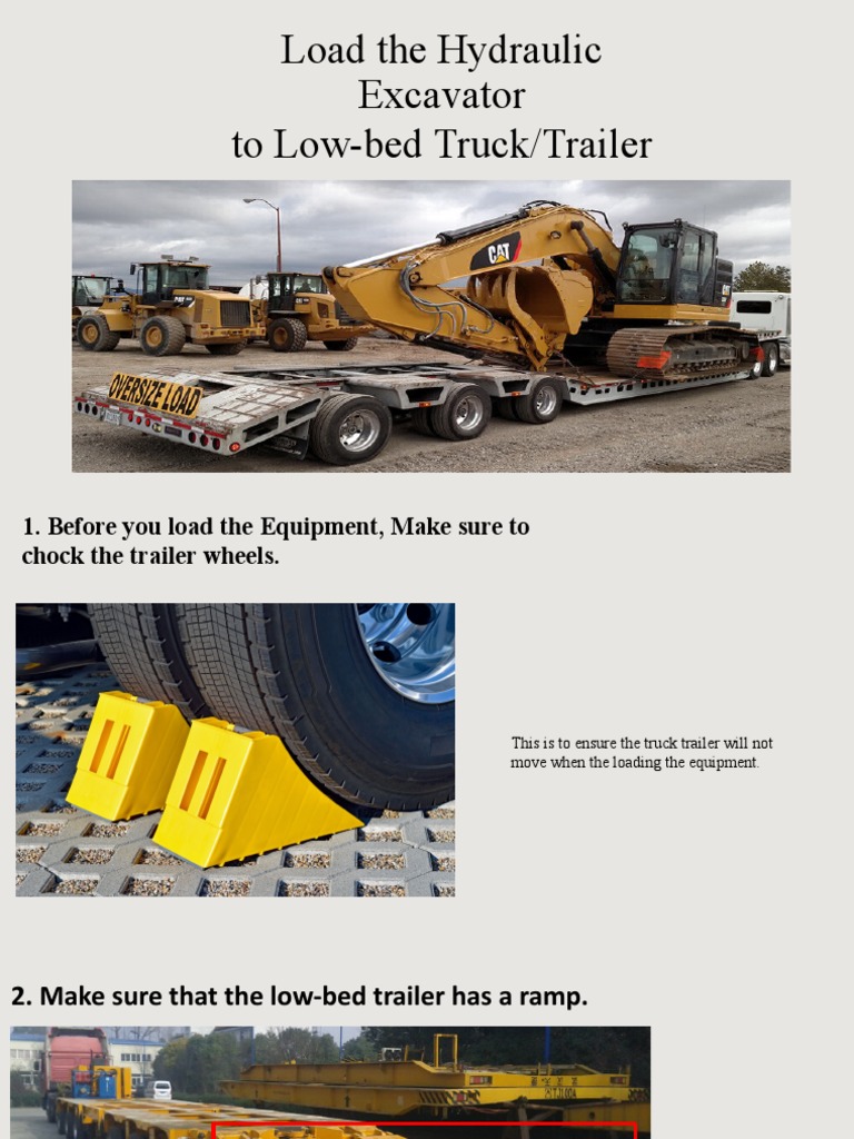 Excavator Loading To Truck Trailer | PDF | Trailer (Vehicle) | Truck