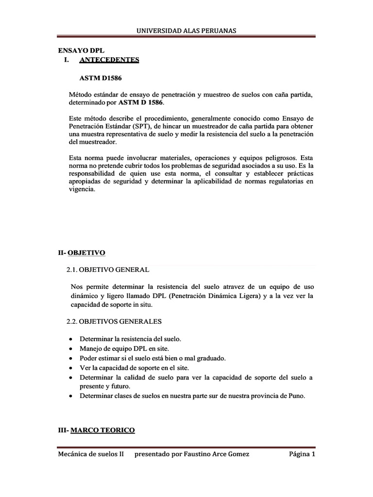 PDF Ensayo DPL Compress | PDF | Mecánica de suelos | Ingeniero civil