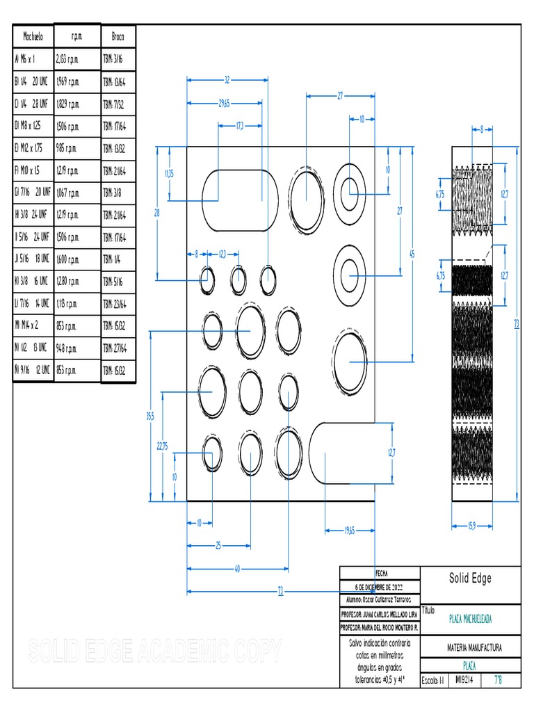 Plano Machueleada 1 | PDF