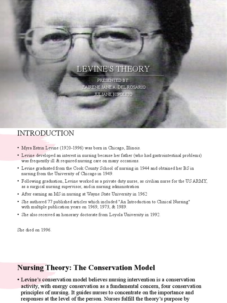 Levine's Theory | Download Free PDF | Nursing | Concept