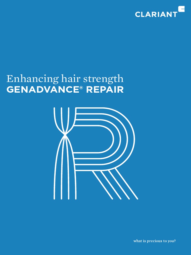 Clariant Brochure Genadvance Repair 2019 en | PDF | Friction | Hair Care
