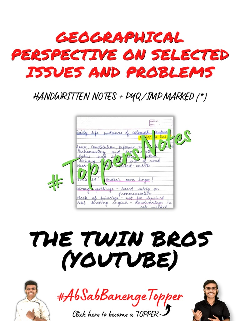 Geographical Issues: Twin Bros Notes | PDF | Multimedia | Software
