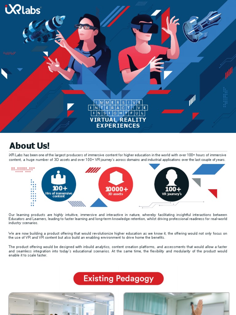 iXR Labs - VR For Higher Education | PDF | Virtual Reality | Simulation