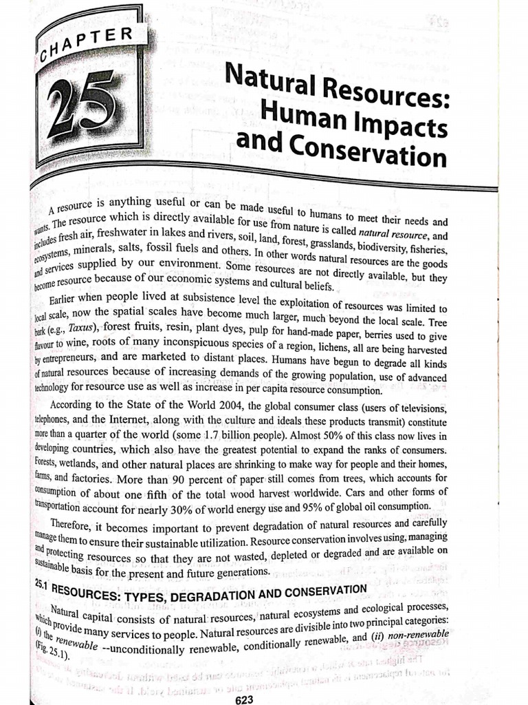 EVS JS Singh Book Natural Resource Chapter 25 | PDF | Agriculture | Resource