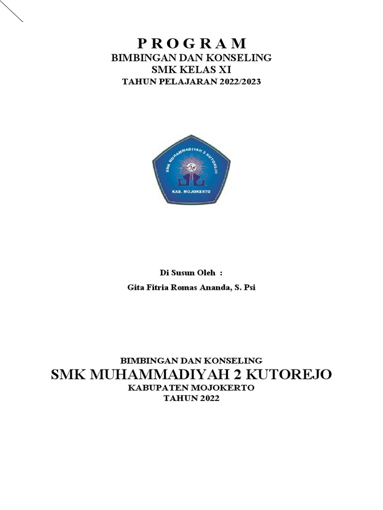 Program BK Kelas Xi | PDF