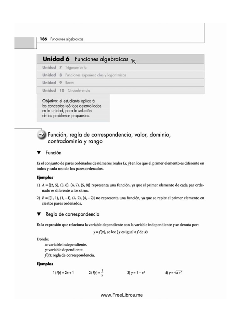 Funciones Algebraicas | PDF