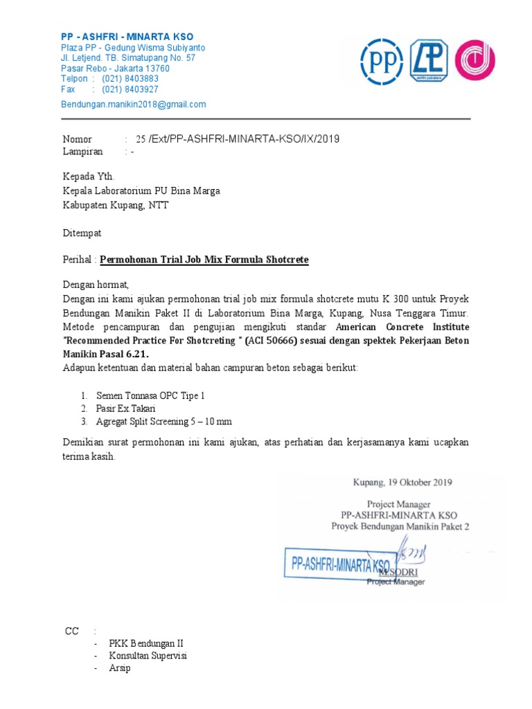 Permohonan Trial Mix | PDF